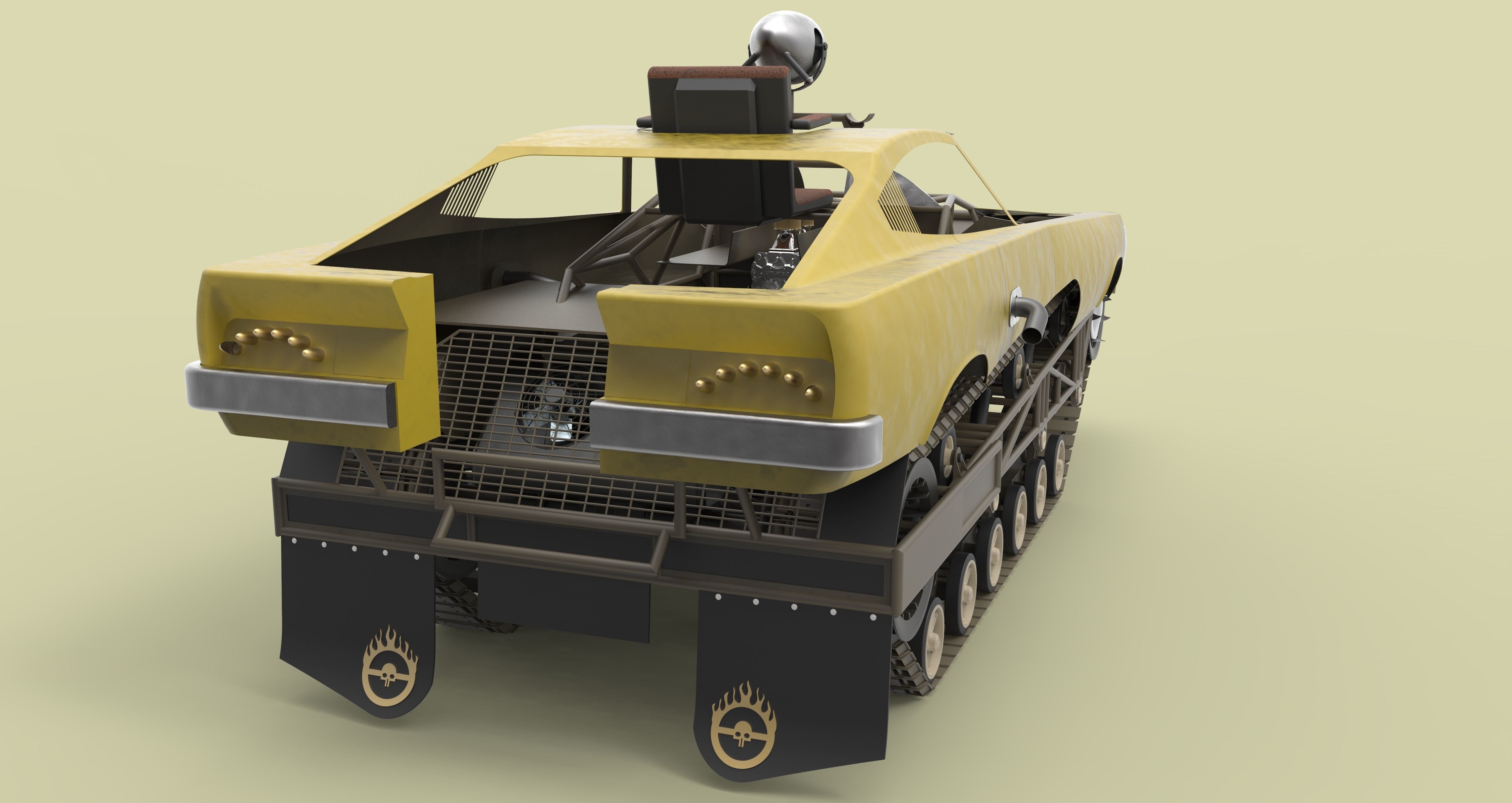 Peacemaker from movie Mad Max Fury road 3D model | CGTrader