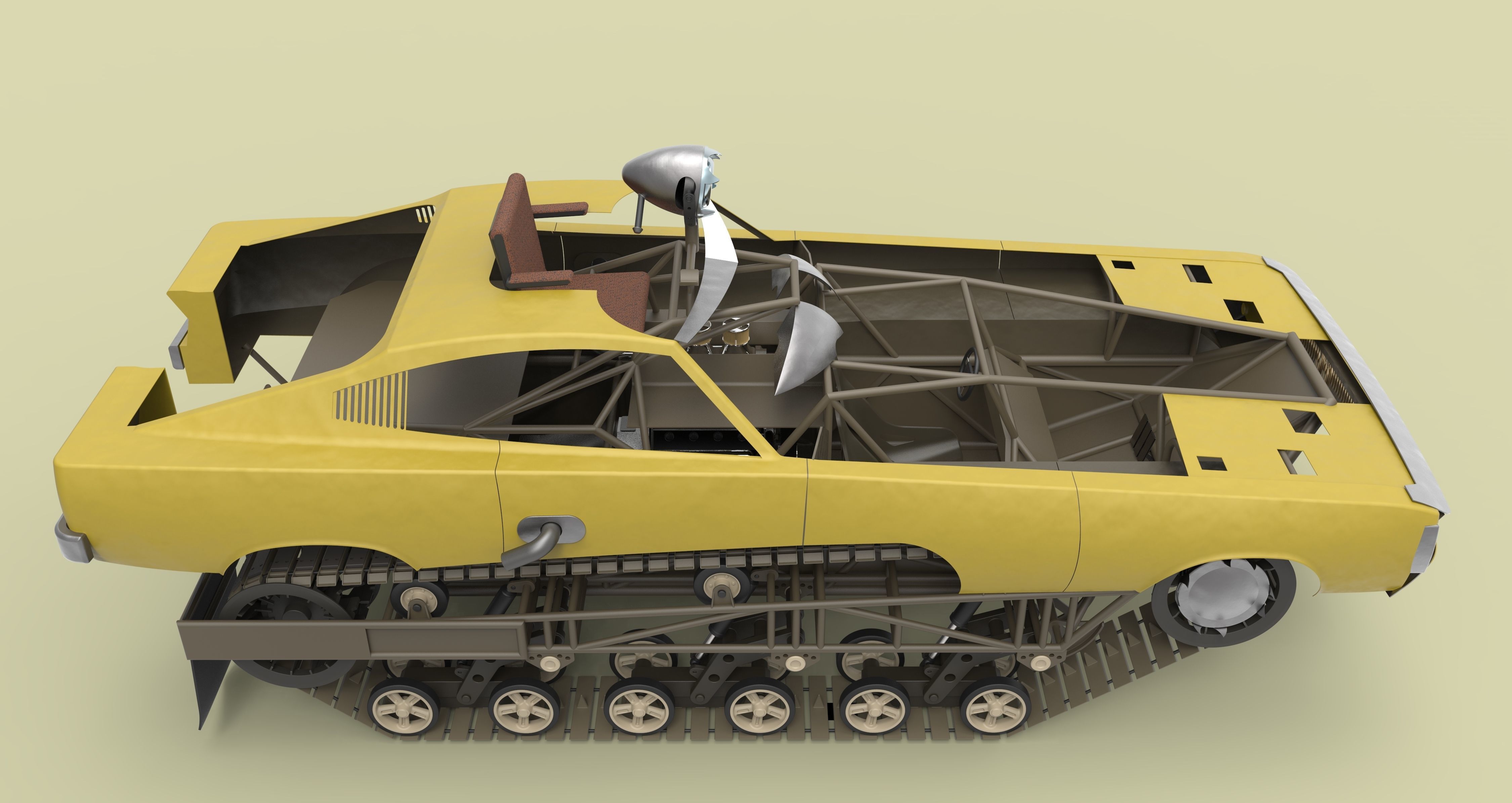 Peacemaker from movie Mad Max Fury road 3D model | CGTrader