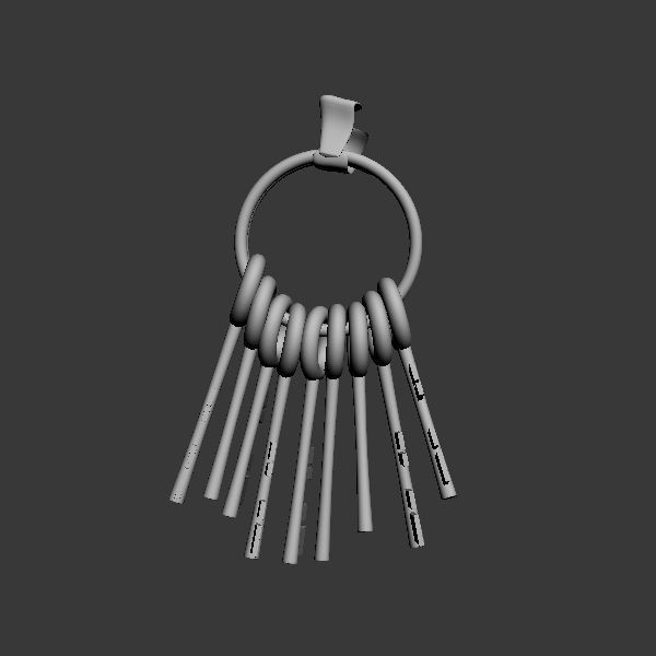 Keys cartoon 3D model | CGTrader