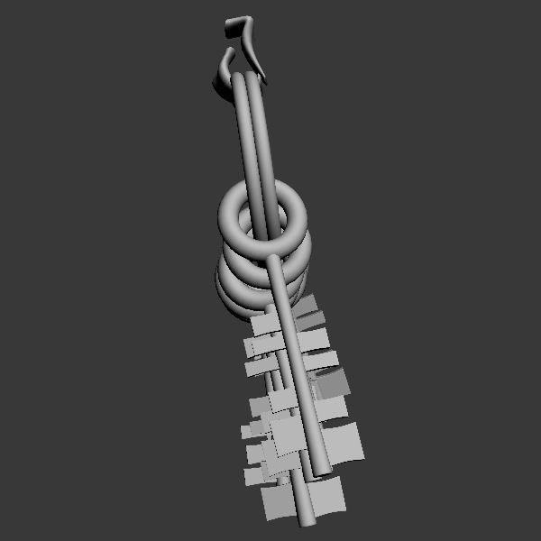 Keys cartoon 3D model | CGTrader