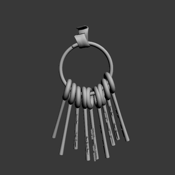 Keys cartoon 3D model | CGTrader