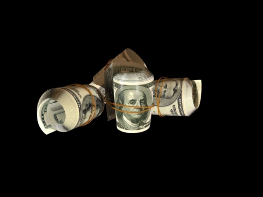3D model cash dollars VR / AR / low-poly | CGTrader