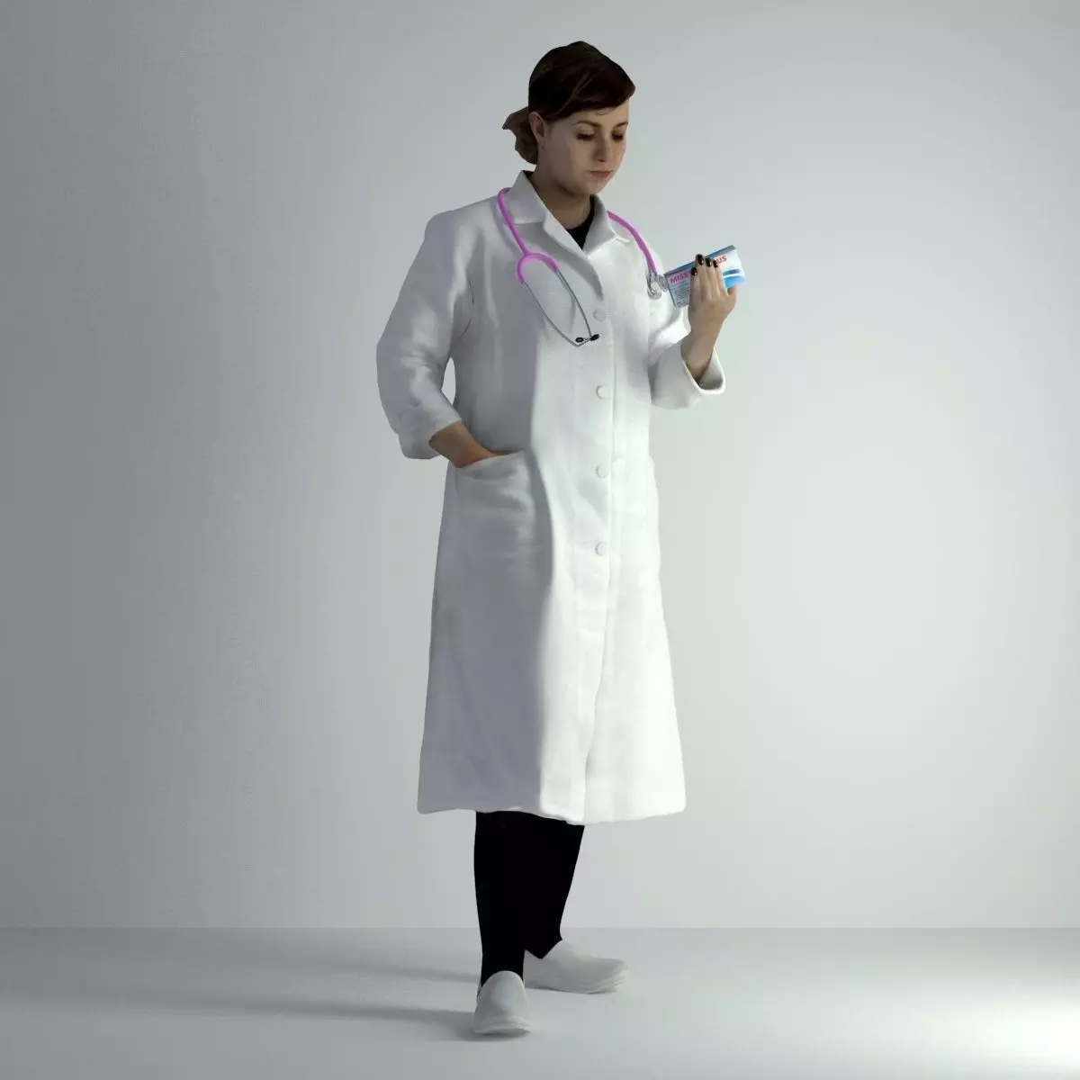 3D Scan Woman Doctor 003 3D model | CGTrader