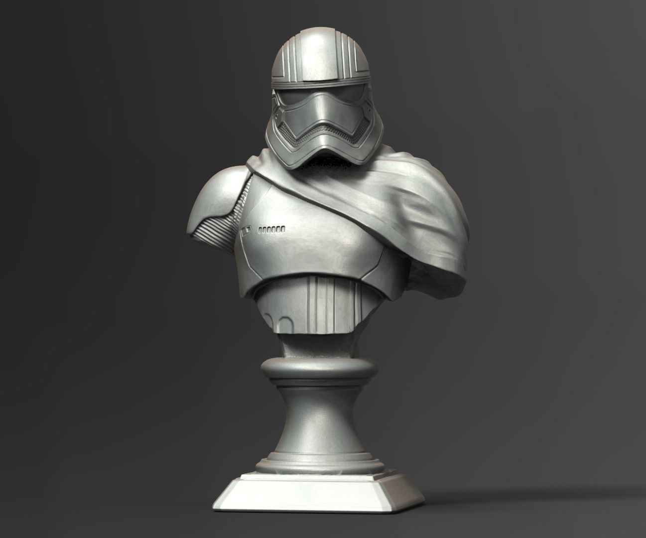 Captain P Bust Fan Art 3D model 3D printable | CGTrader