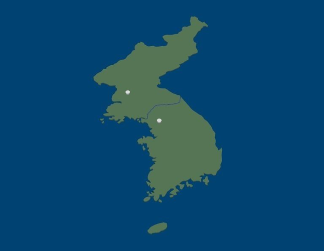 3D model Korean Peninsula north | CGTrader