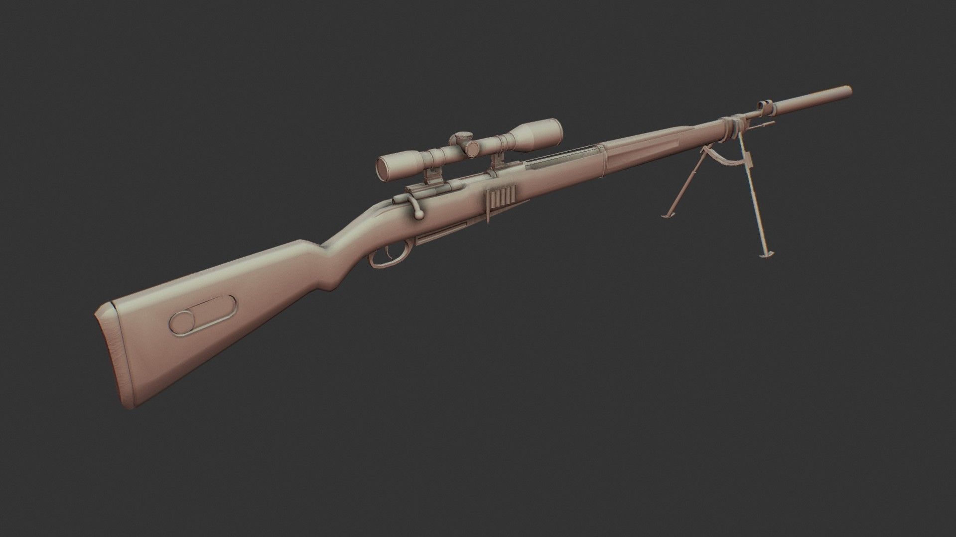 Sniper 3D model | CGTrader