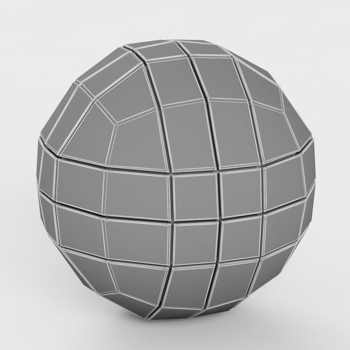 Rubiks Cube 4x4x4 Ball 3d Model Cgtrader