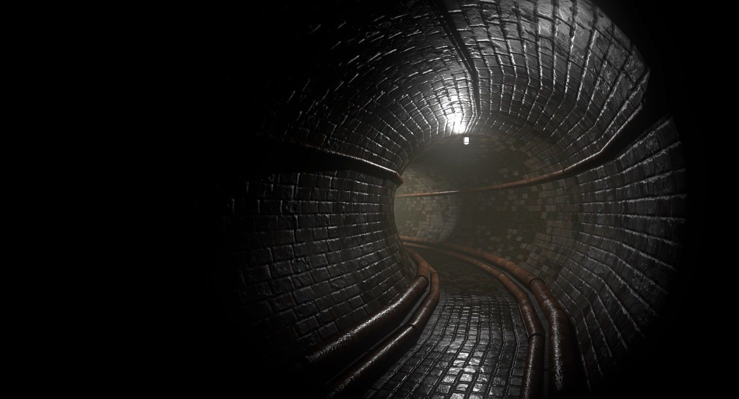3D model Modular Sewer Tunnels PBR VR / AR / low-poly | CGTrader
