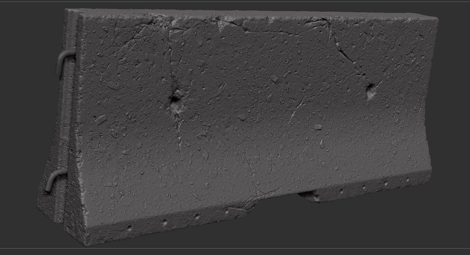 Concrete block free VR / AR / low-poly 3D model | CGTrader