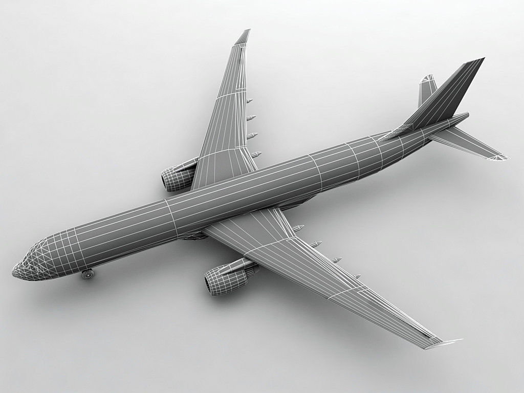 3D model Airbus A330 Airliner - Swiss Air VR / AR / low-poly | CGTrader