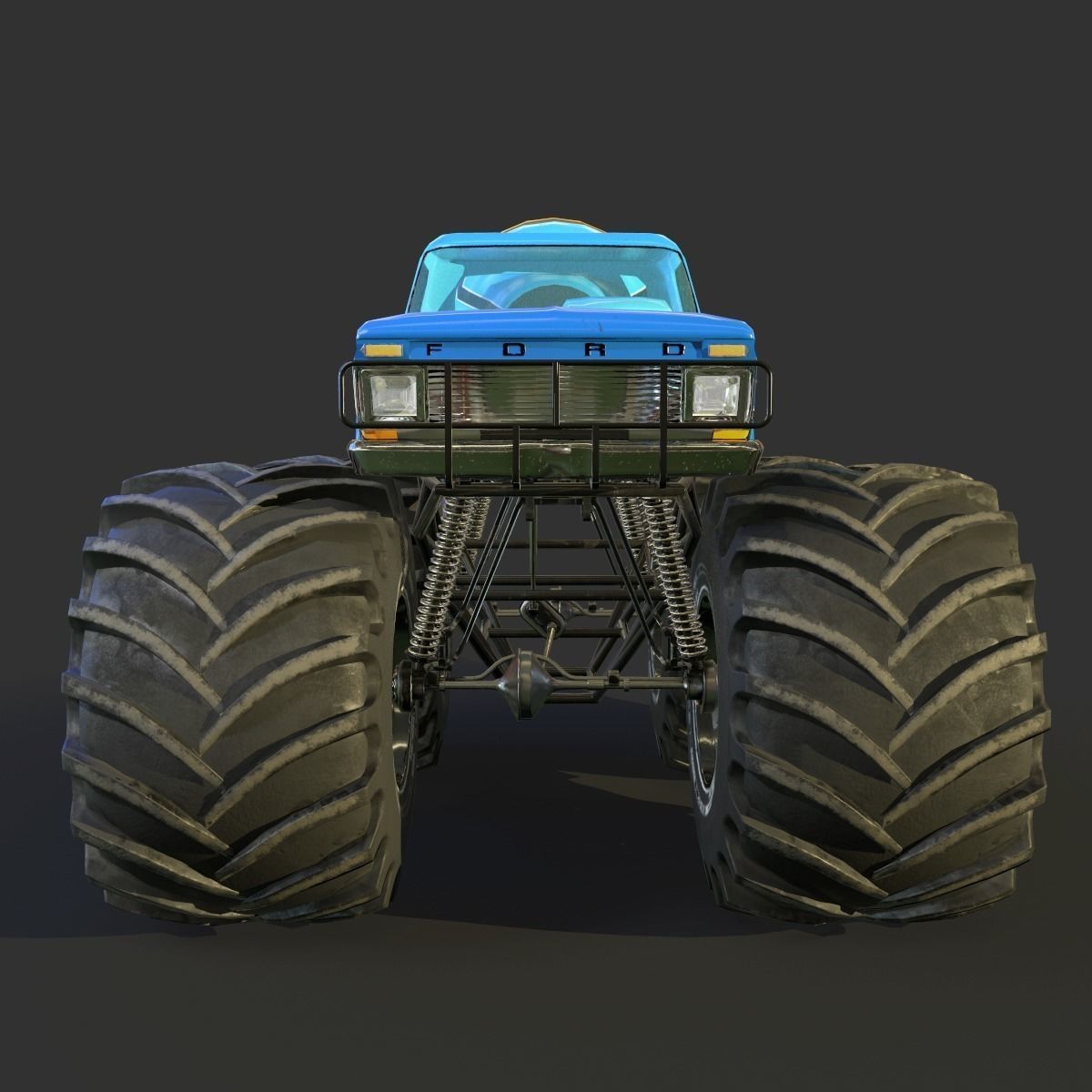 3D model Monster Truck Bigfoot PBR VR / AR / low-poly | CGTrader