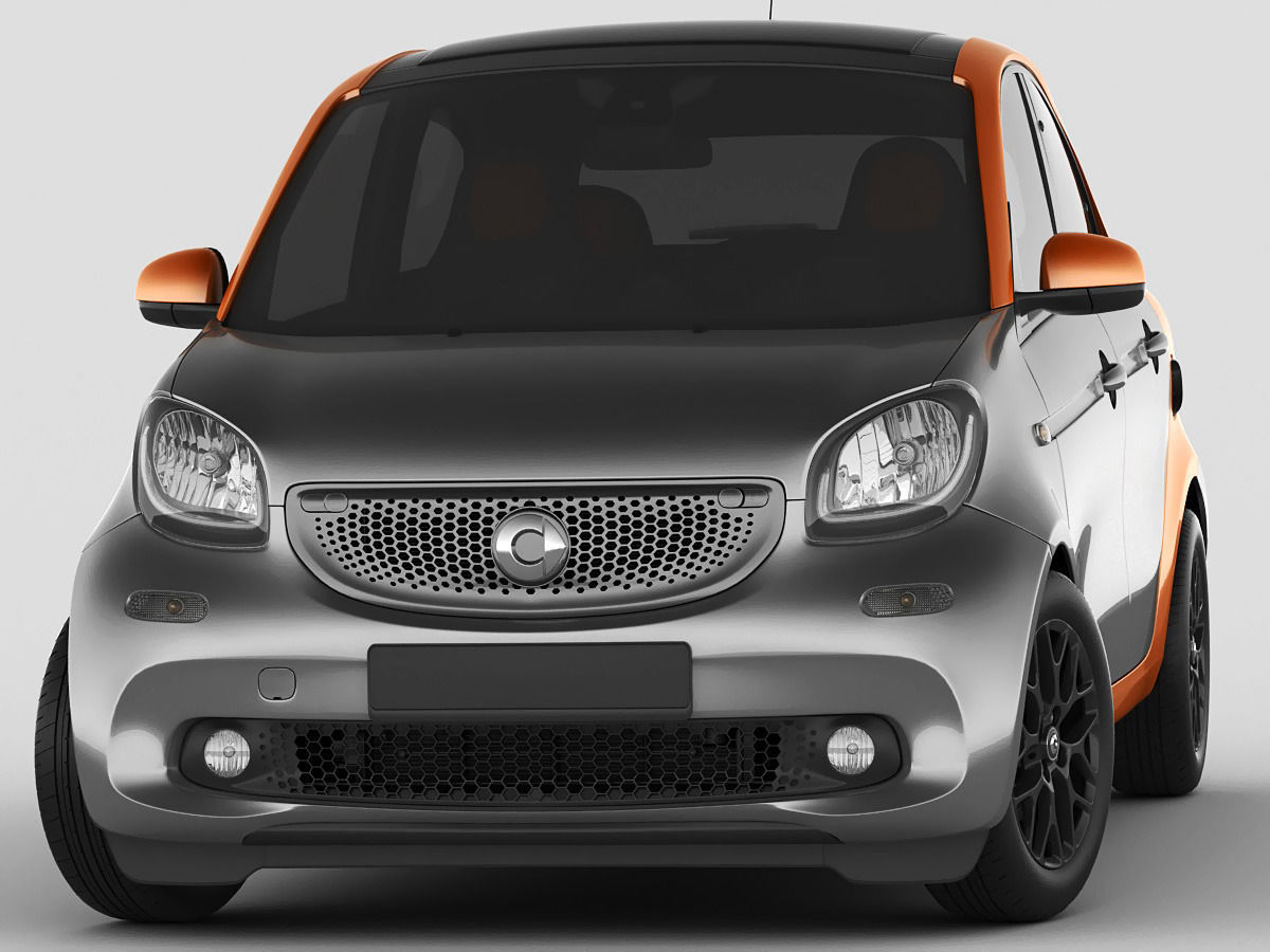 Smart Forfour 2015 3D model | CGTrader