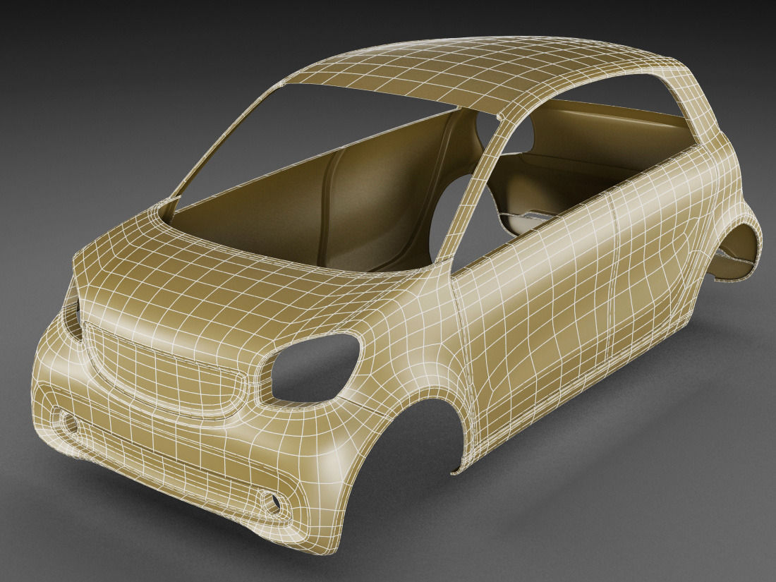 Smart Forfour 2015 3D model | CGTrader