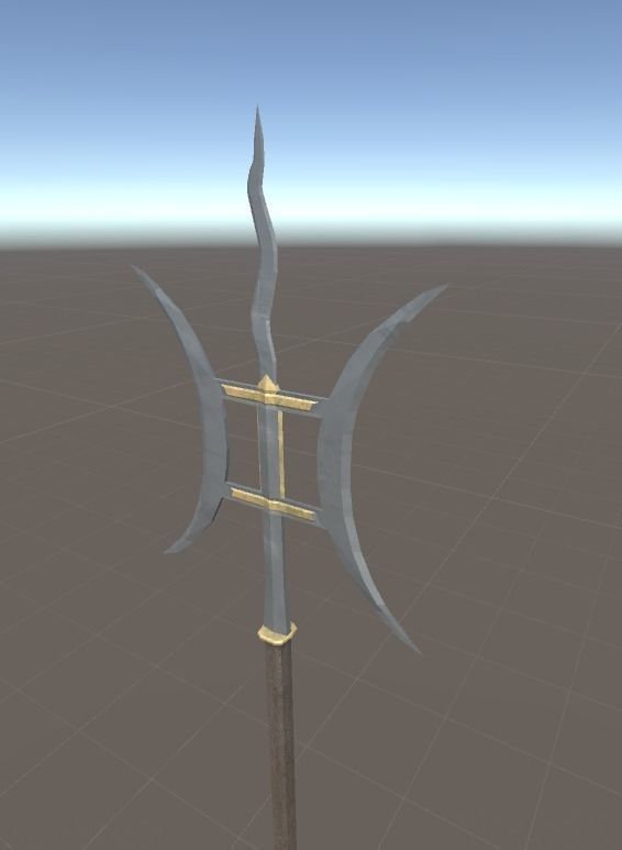 3D model Detailed LowPoly Ji - Chinese Polearm VR / AR / low-poly | CGTrader