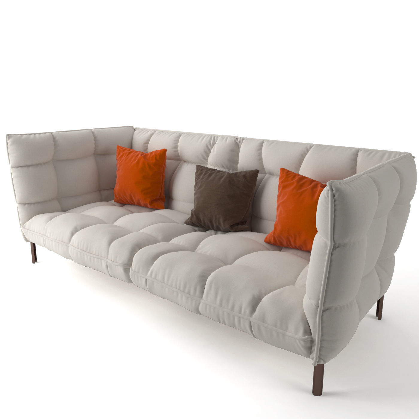 husk sofa 2 b b italia 3D model | CGTrader