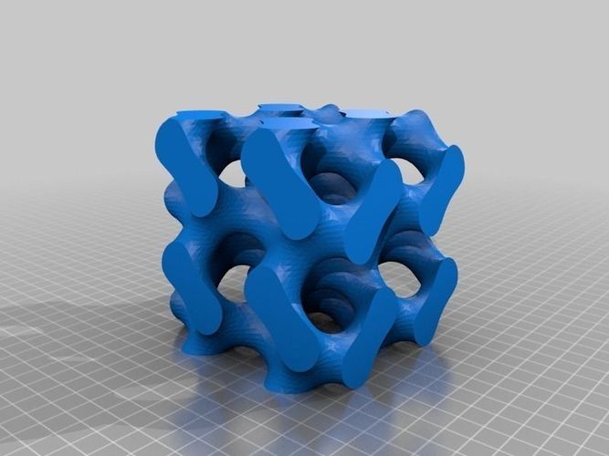 Gyroid Fixed free 3D Model 3D printable .stl - CGTrader.com