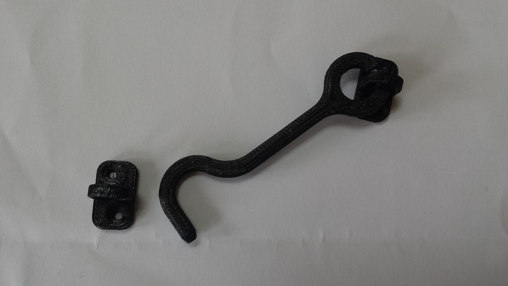 Door Latch free 3D model 3D printable | CGTrader