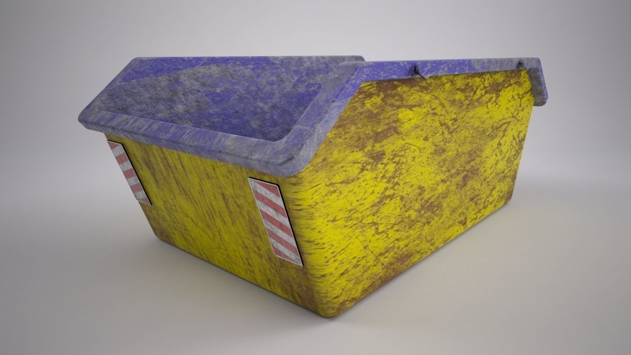 Dumpster - Waste Skip 3D model | CGTrader