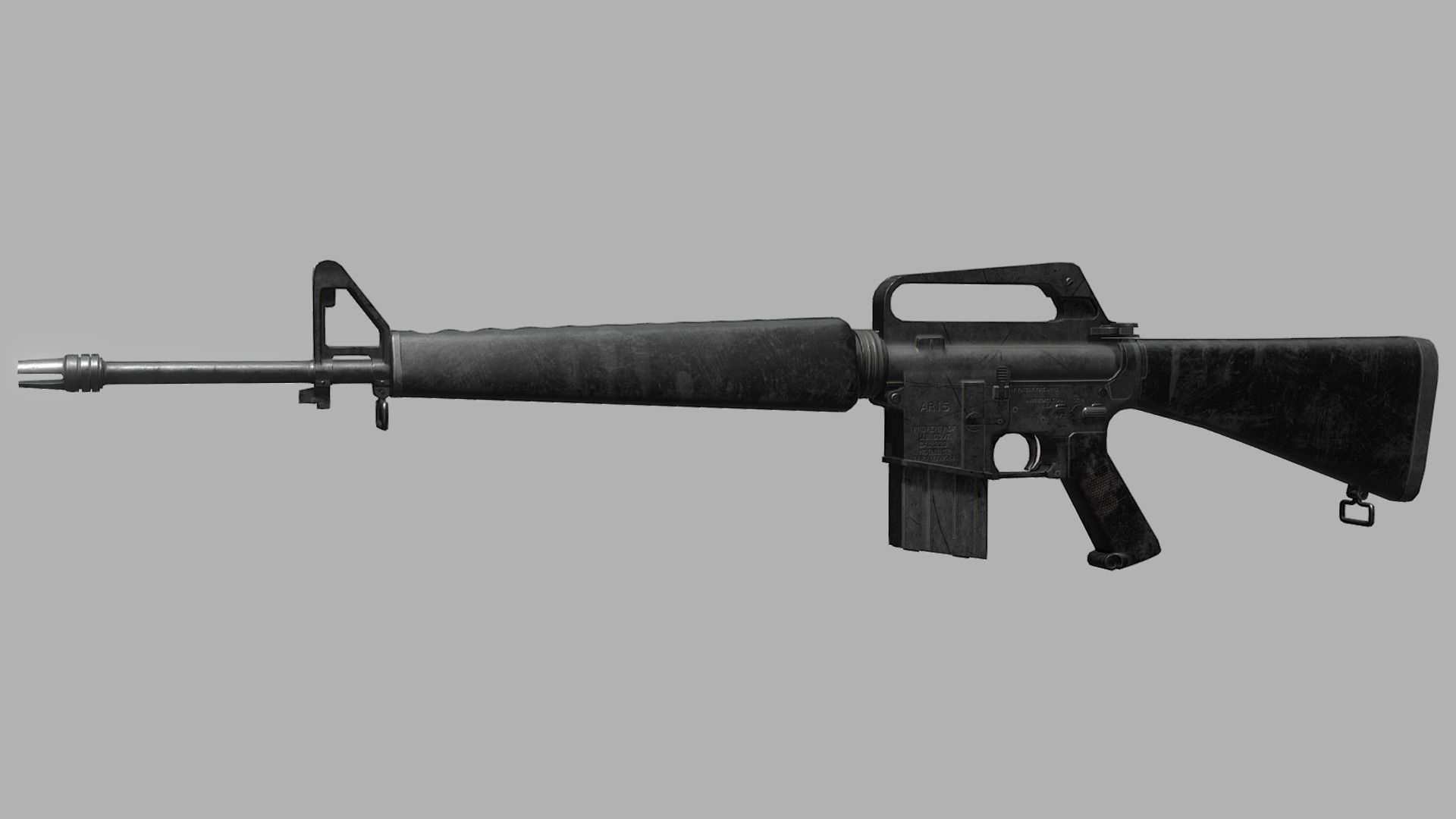 3D model Colt ArmaLite AR-15 model 602 PBR Game-Ready VR / AR / low ...