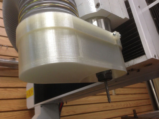 Dust Shoe for CNC Router table free 3D Model 3D printable .stl ...