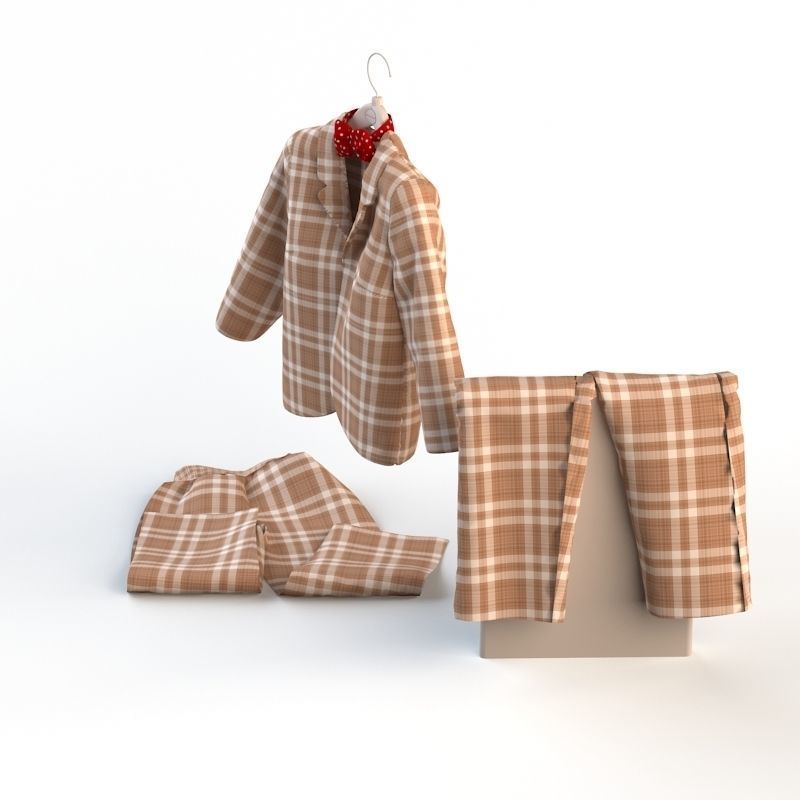 Childrens costume boy 3D model | CGTrader