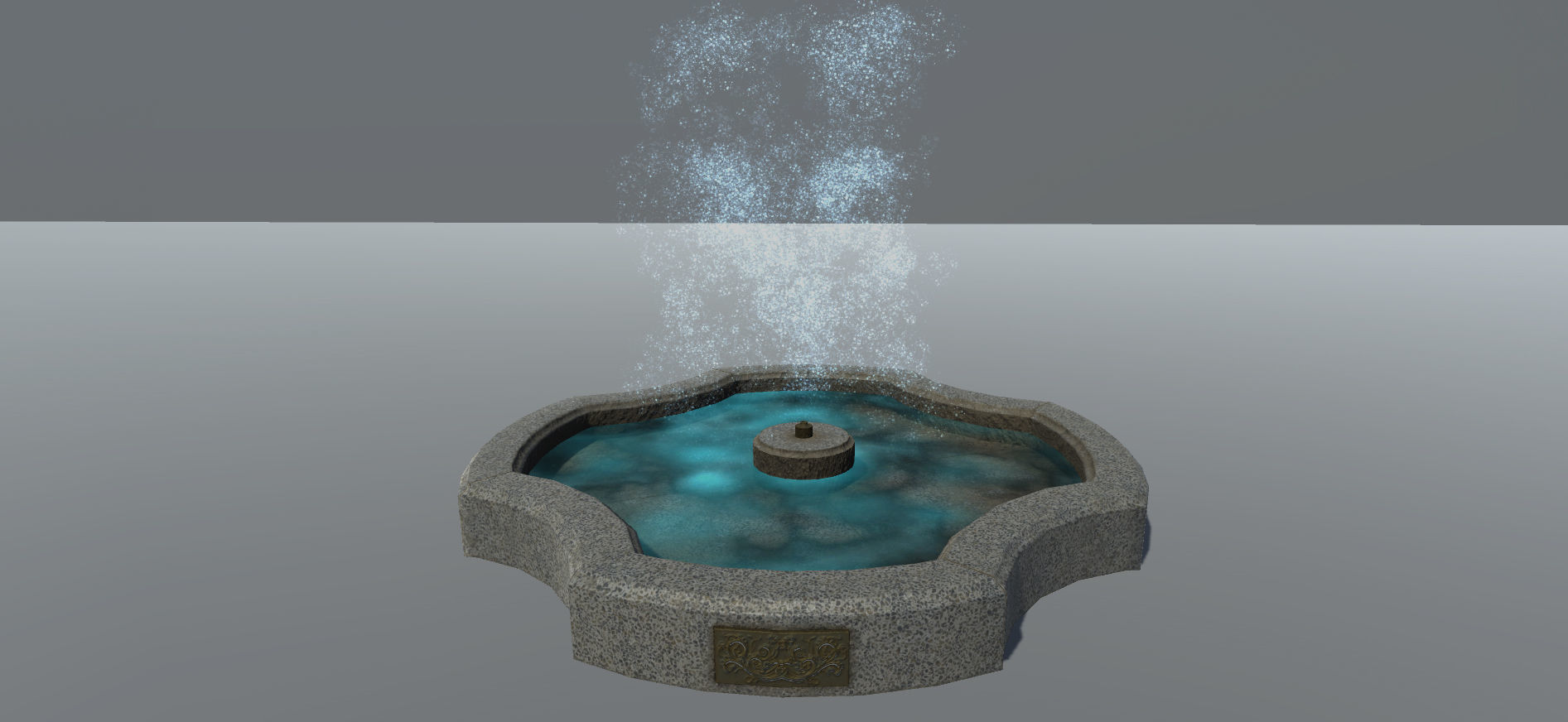 3D model Fountain Set 2 - Unreal - Unity VR / AR / low-poly | CGTrader