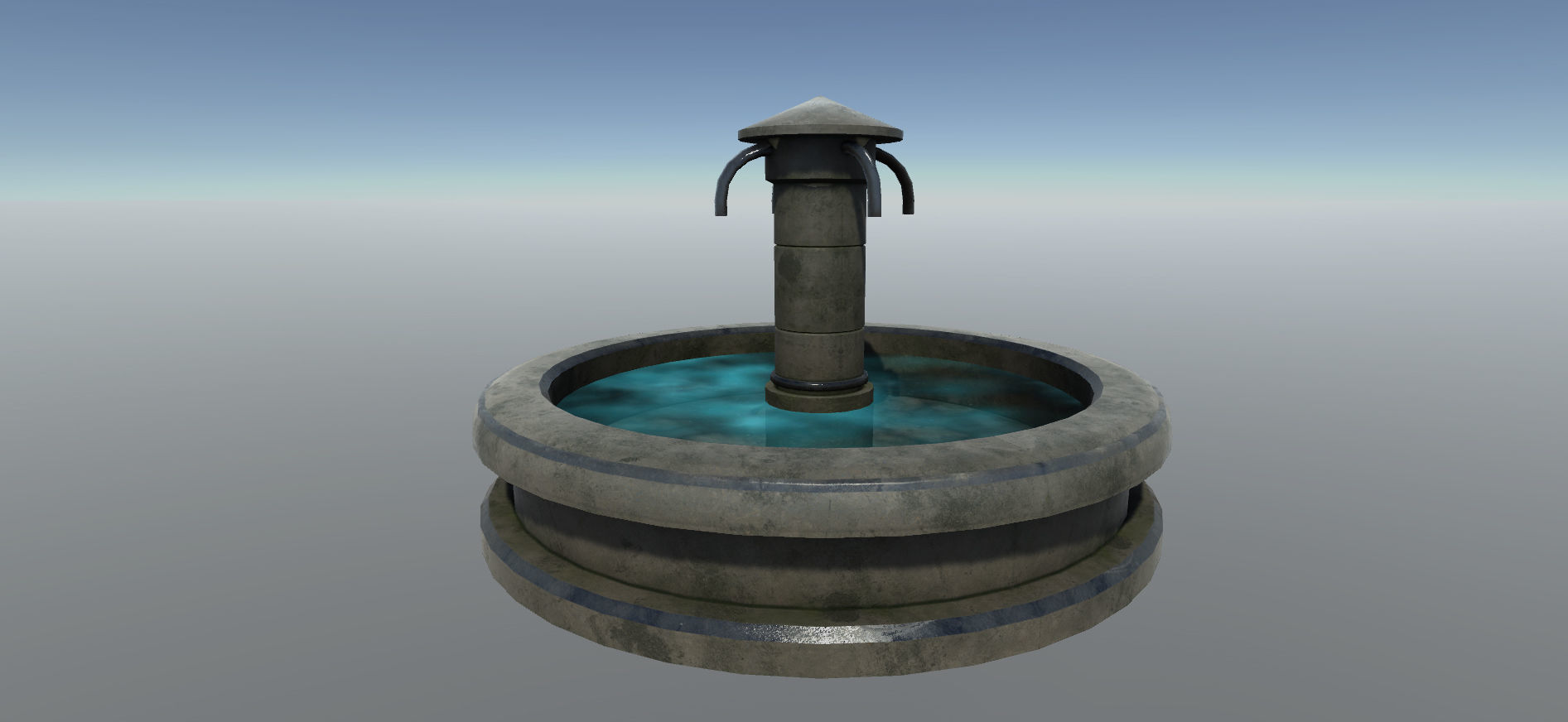 3D model Fountain Set 2 - Unreal - Unity VR / AR / low-poly | CGTrader