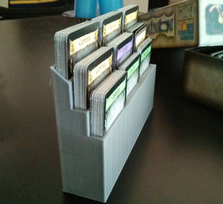 Dominion Card Game Common Cards Tray free 3D model 3D printable | CGTrader
