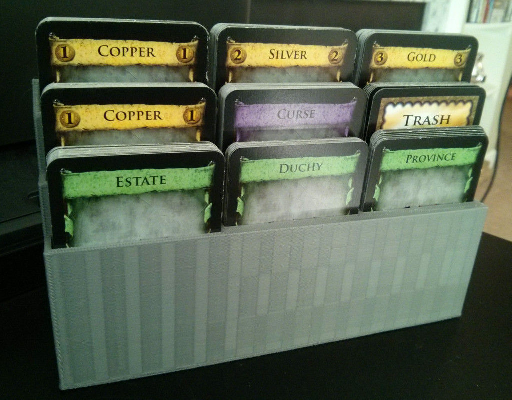 Dominion Card Game Common Cards Tray free 3D model 3D printable | CGTrader