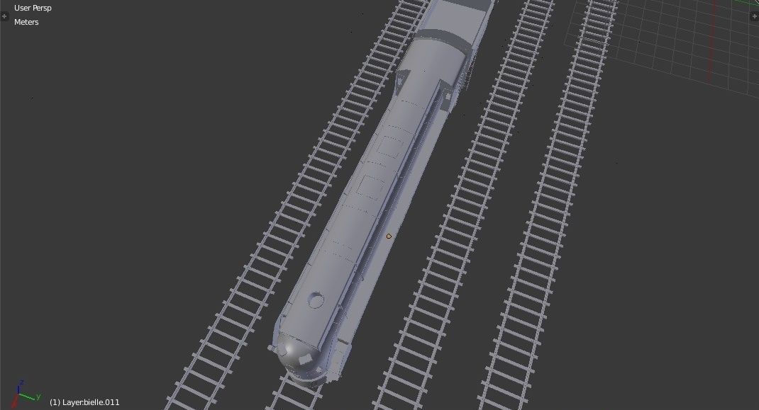 Streamlined Steam Locomotive and Tender - Vintage Train 3D model | CGTrader