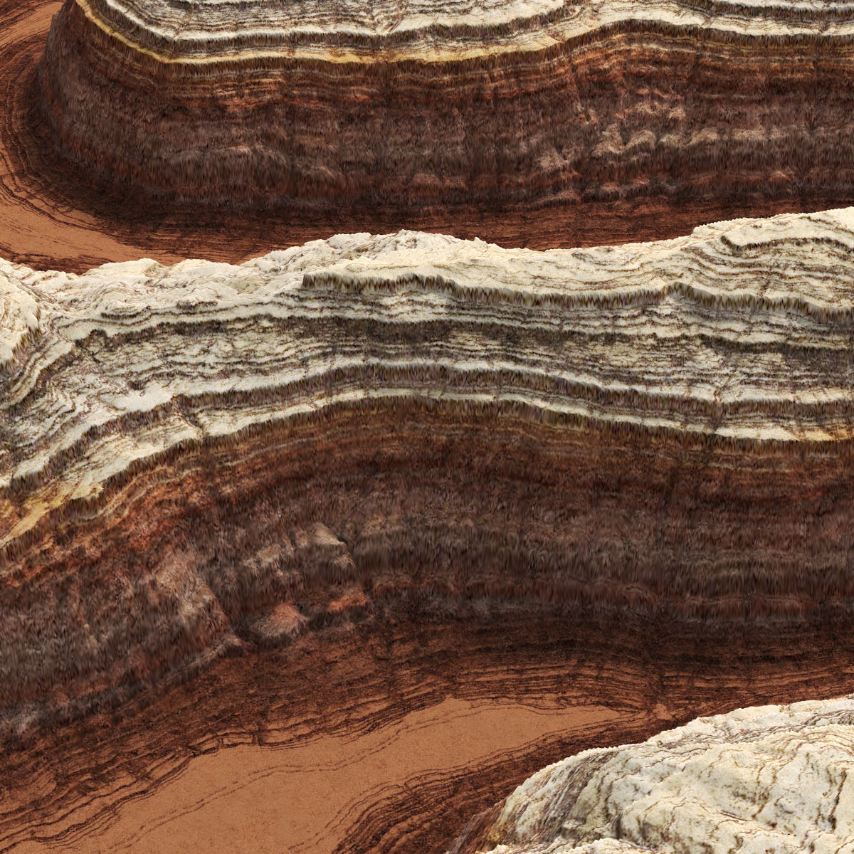 Canyon river 3D model | CGTrader