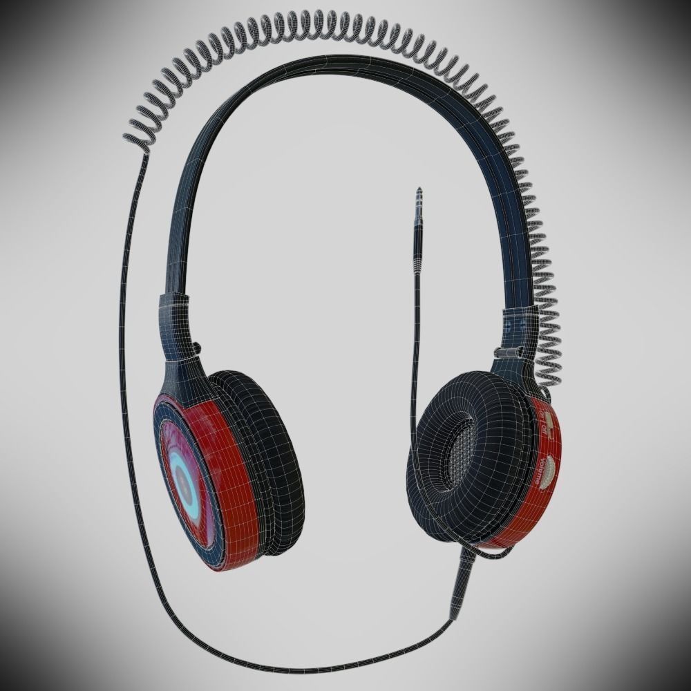 3D model Headphone pair of headphones VR / AR / low-poly | CGTrader