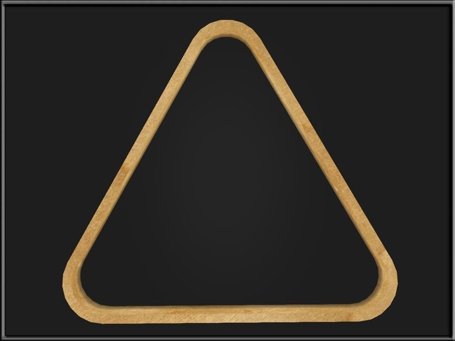3D model Billiard Triangle Rack VR / AR / low-poly | CGTrader