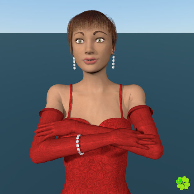 3D model Ada evening simplified VR / AR / low-poly | CGTrader