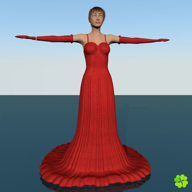 3D model Ada evening simplified VR / AR / low-poly | CGTrader