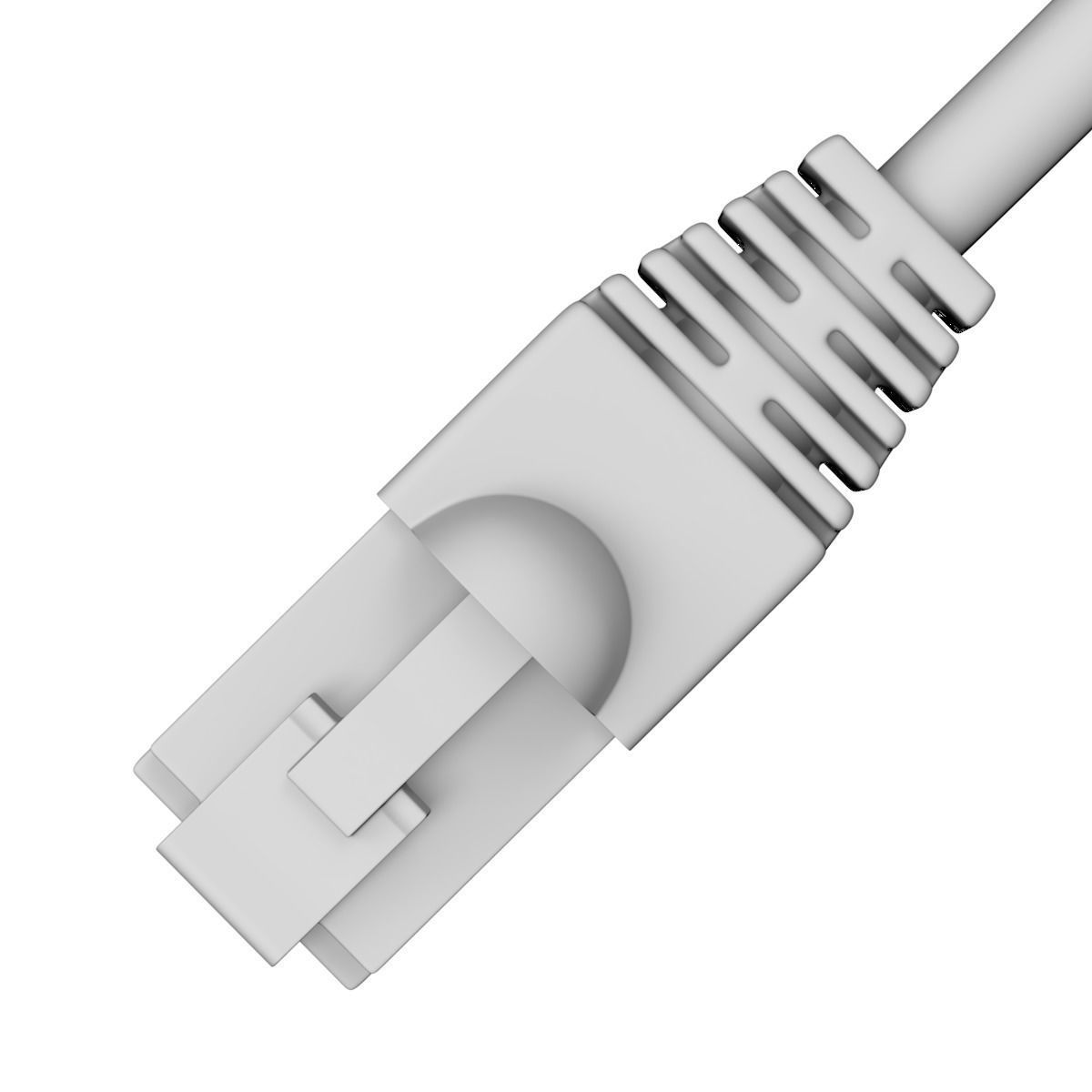 Ethernet RJ-45 Plug 3D model | CGTrader