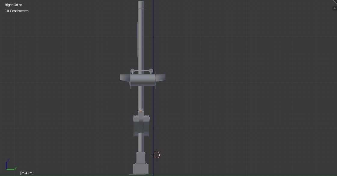 Level crossing - Railroad crossing with lights US Railway 3D model ...