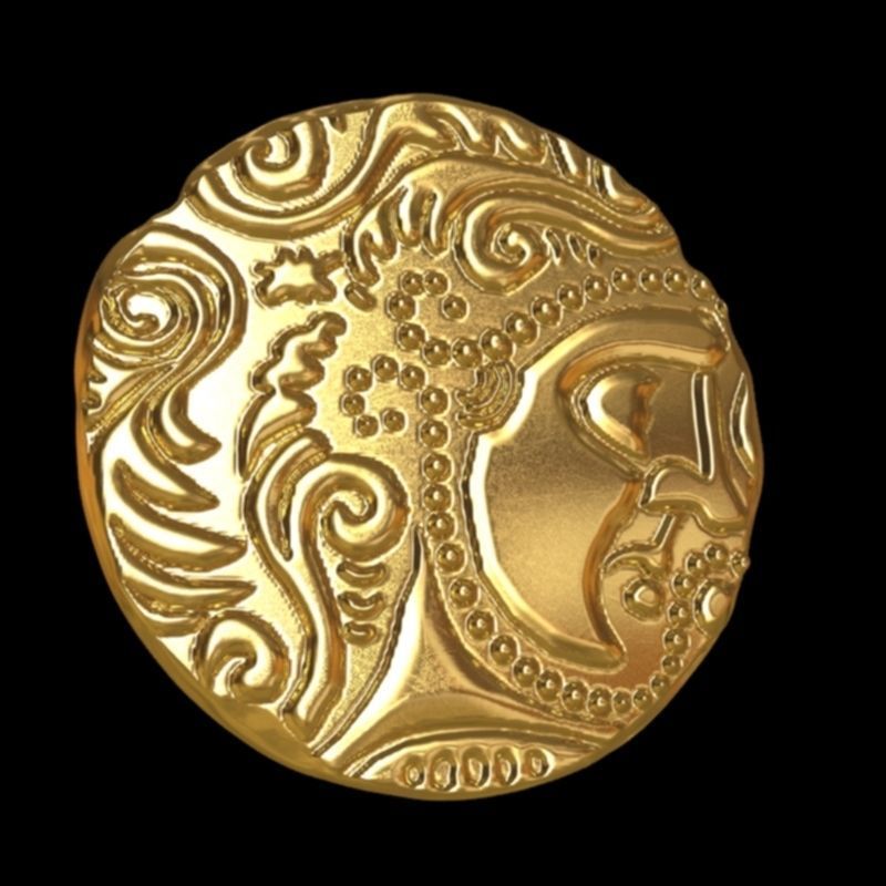 celtic coin 3D model 3D printable | CGTrader