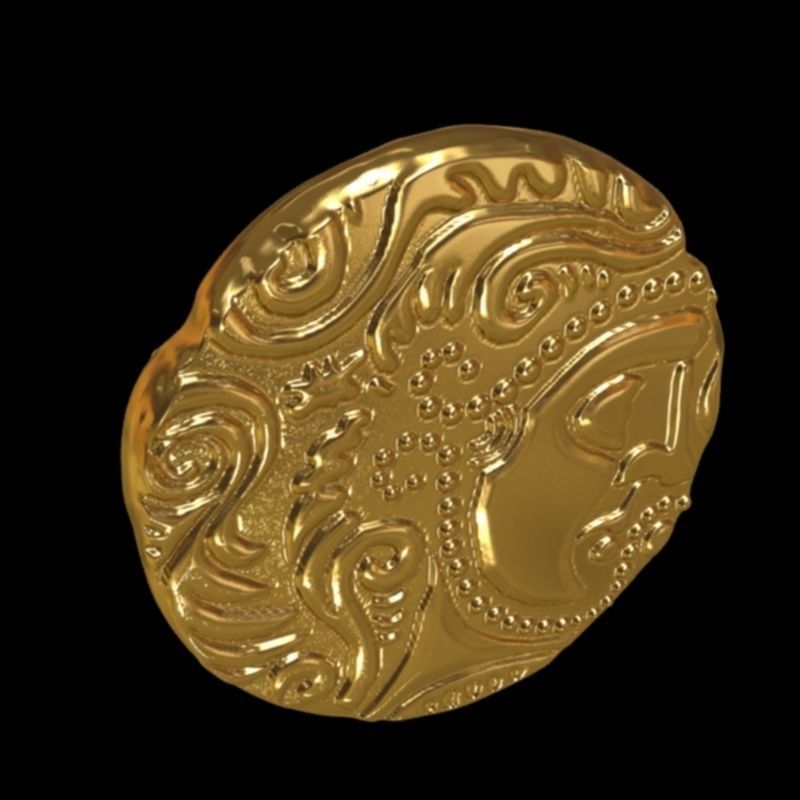 celtic coin 3D model 3D printable | CGTrader