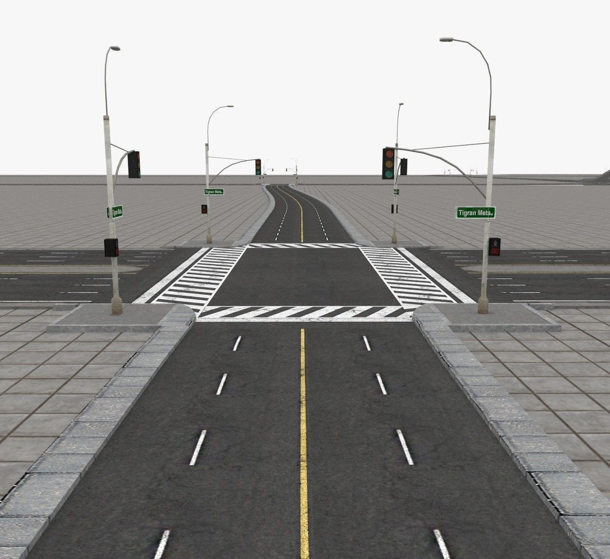 3D model Traffic and road signs pack VR / AR / low-poly | CGTrader