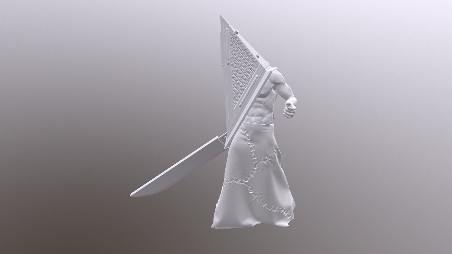 Pyramid head 3D model 3D printable | CGTrader