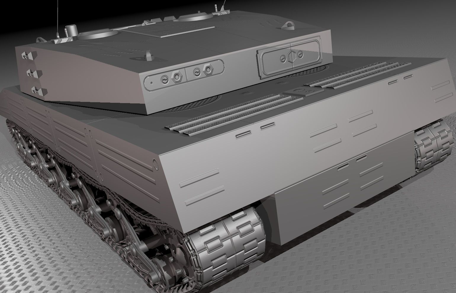 3D model T-C 220 Heavy Tank VR / AR / low-poly | CGTrader