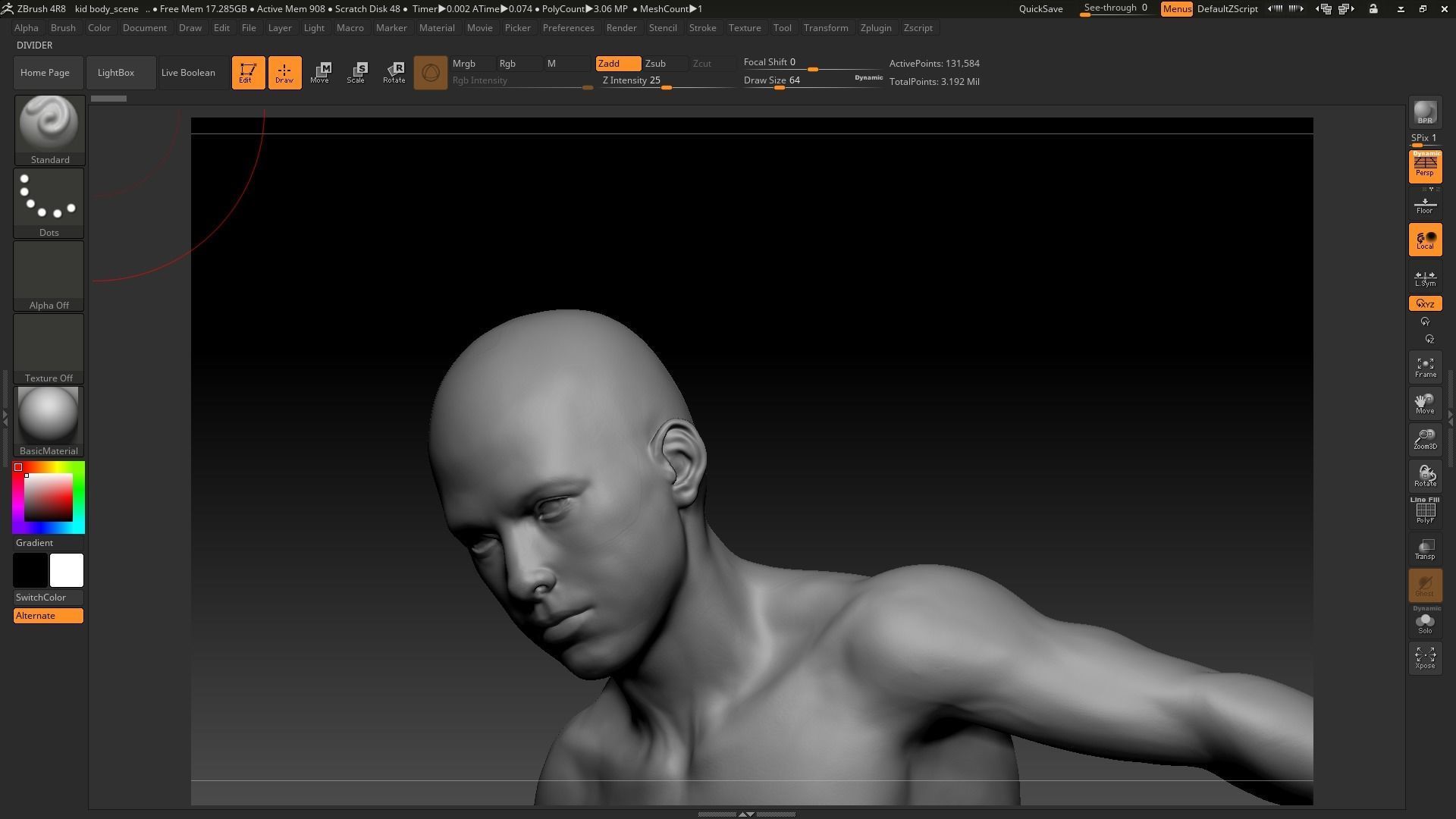 human kid white 3D model | CGTrader