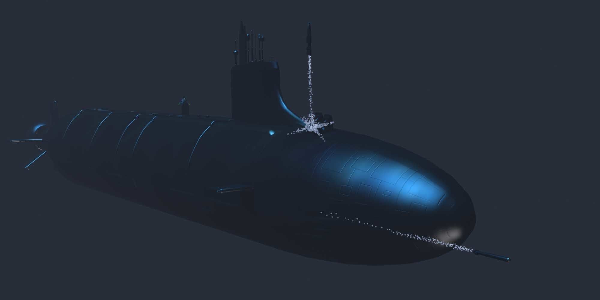 SSN SEAWOLF sub model 3D model | CGTrader