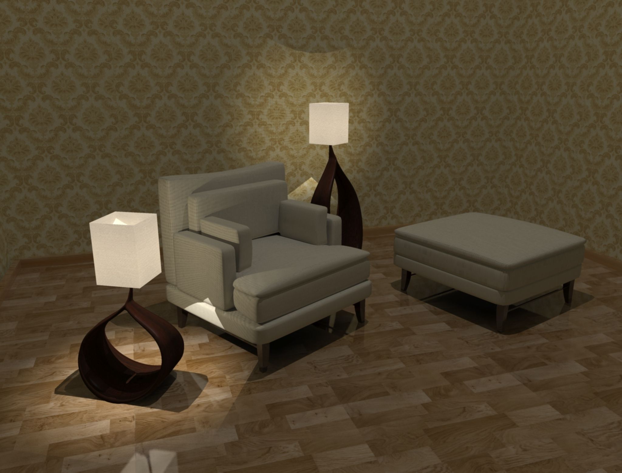 resting room 3D model | CGTrader