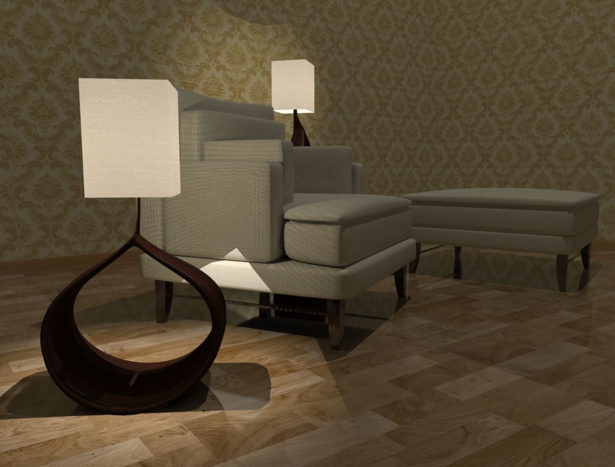 resting room 3D model | CGTrader