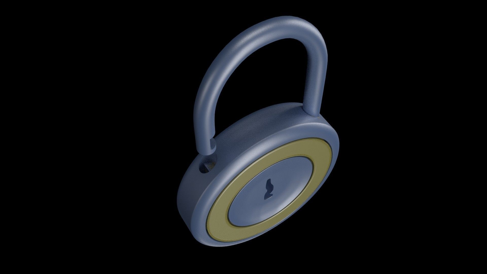 Round mechanical lock 3D model | CGTrader