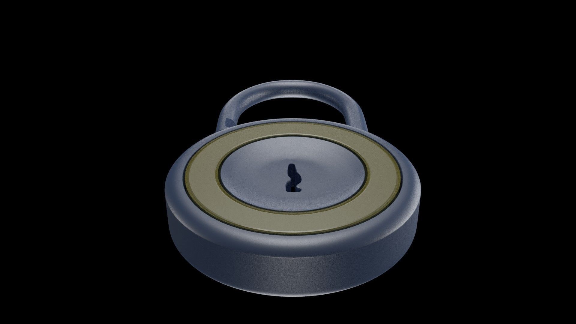 Round mechanical lock 3D model | CGTrader