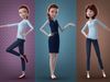 Cartoon Family Rigged V1 3D model rigged | CGTrader