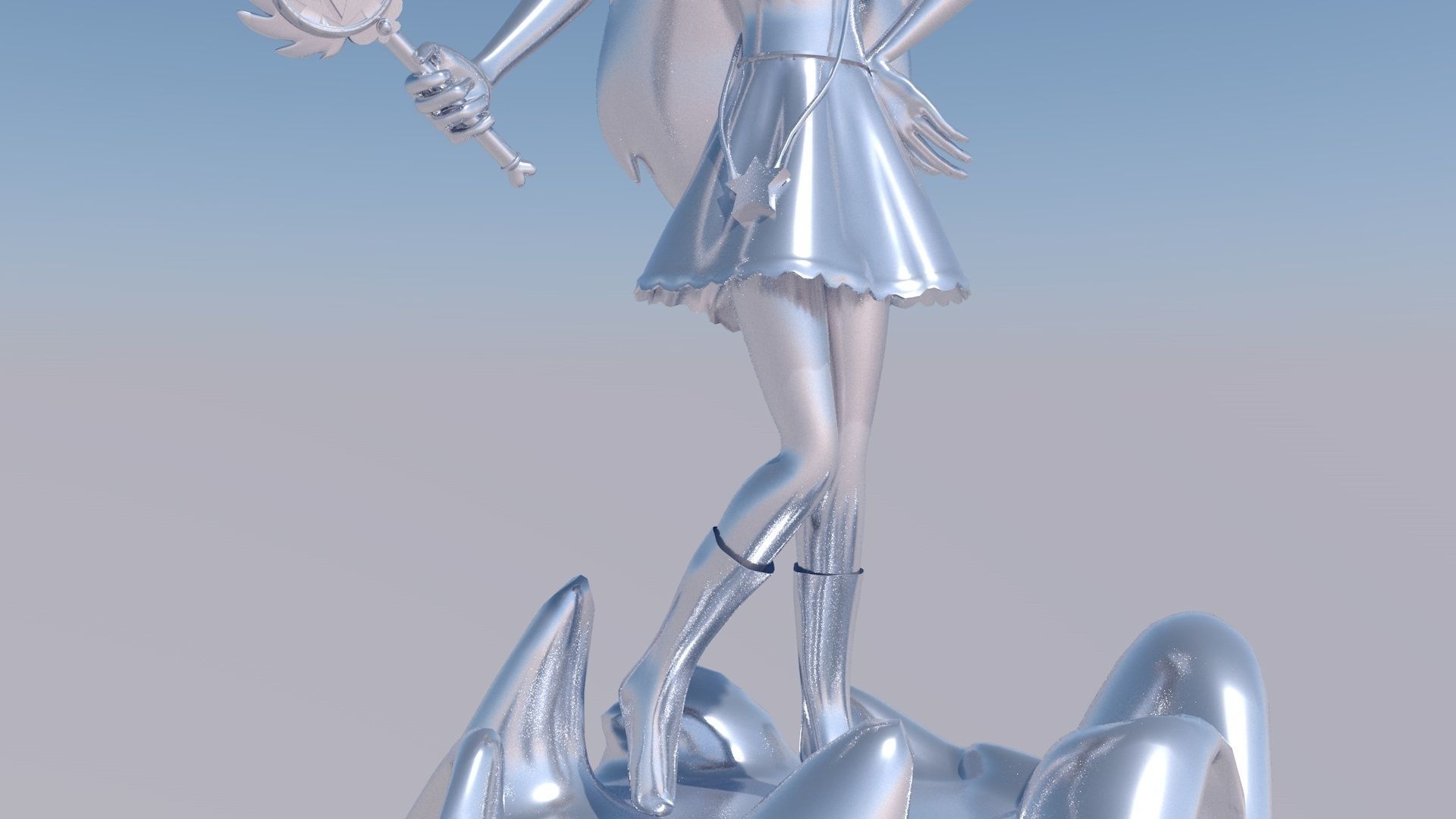 Star vs the forces of evil - Printed figurine Star Butterfly 3D model ...